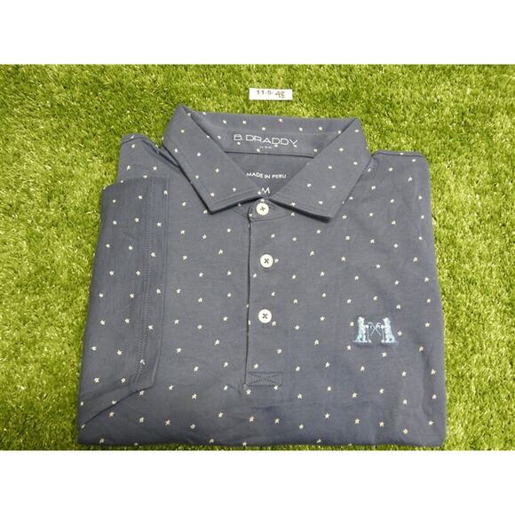 B DRADDY | Shirts | B Draddy Mens Harmon Star Polo Pattern Golf Shirt ...